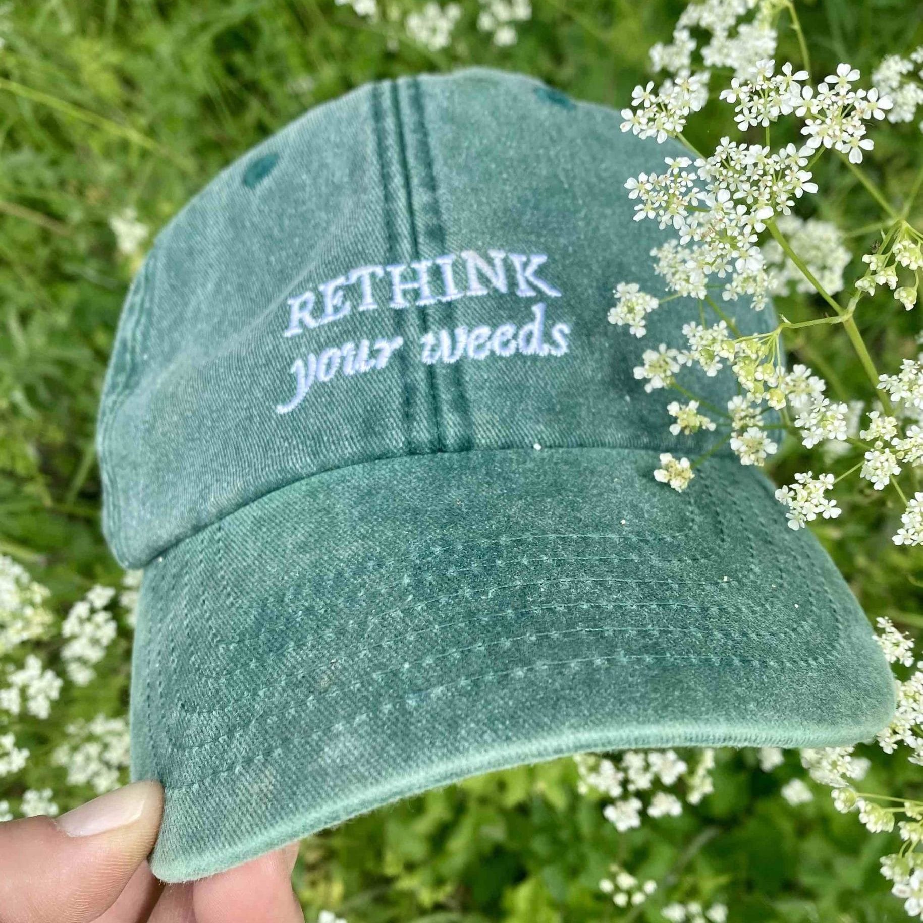 Statement Garden Cap - Rethink Your Weeds - Kent Wildflower Seeds